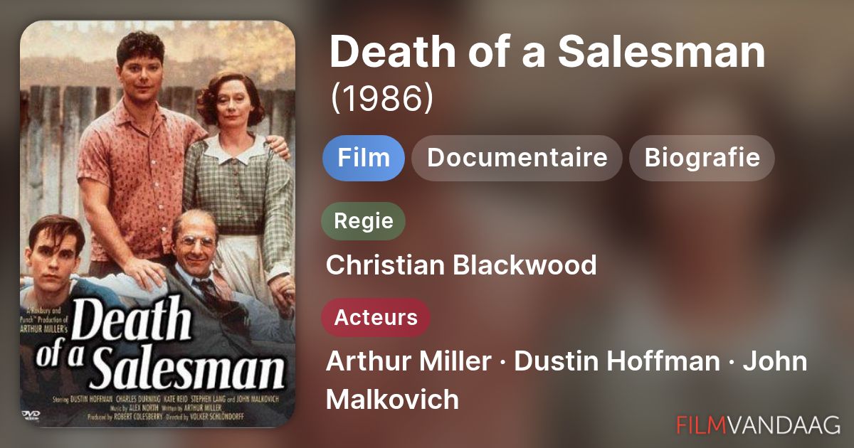 Death of a Salesman (film, 1986) - FilmVandaag.nl