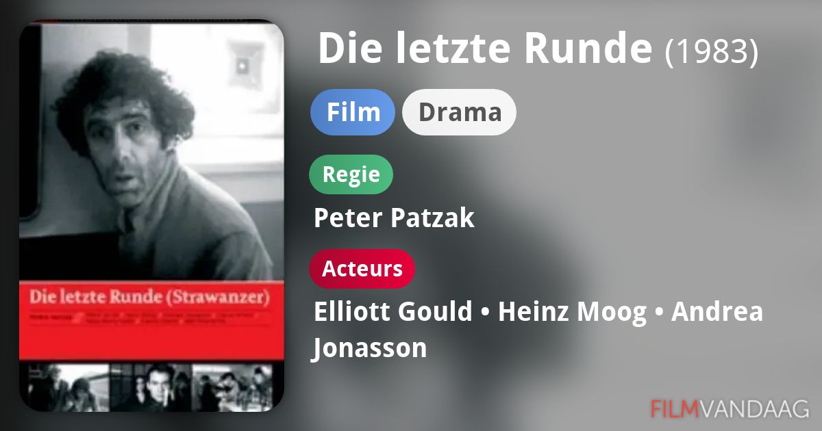 Die letzte Runde (film, 1983) - FilmVandaag.nl