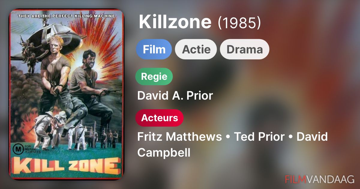 Killzone (film, 1985) - FilmVandaag.nl