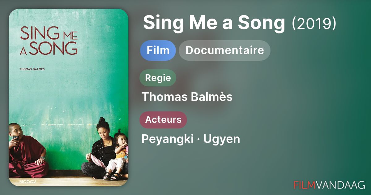 Sing Me a Song (film, 2019) - FilmVandaag.nl