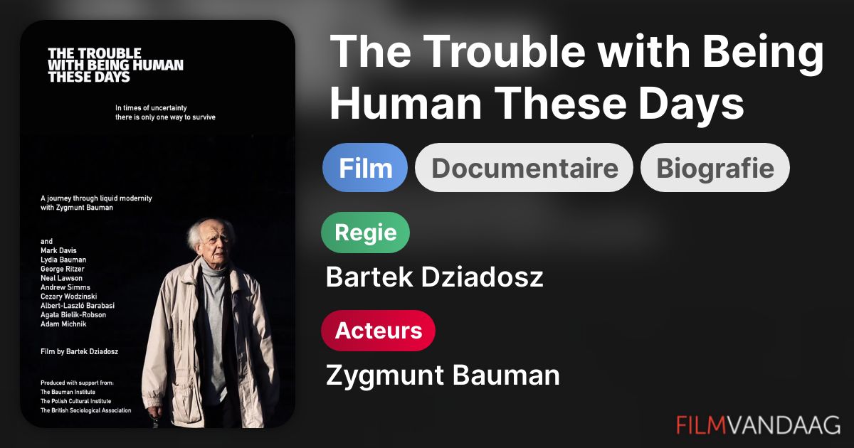 The Trouble with Being Human These Days (film, 2013) - FilmVandaag.nl