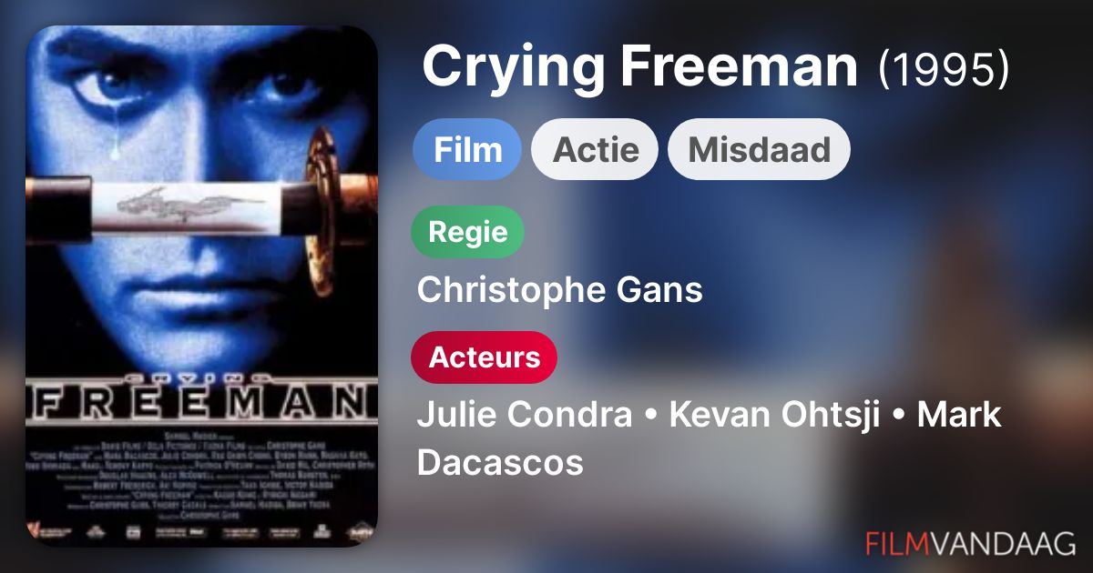 Crying Freeman (film, 1995) - FilmVandaag.nl
