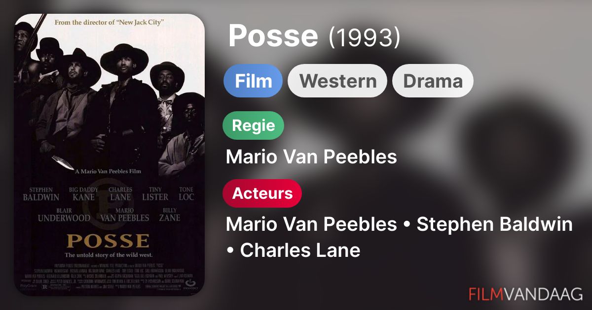 Posse (film, 1993) - FilmVandaag.nl