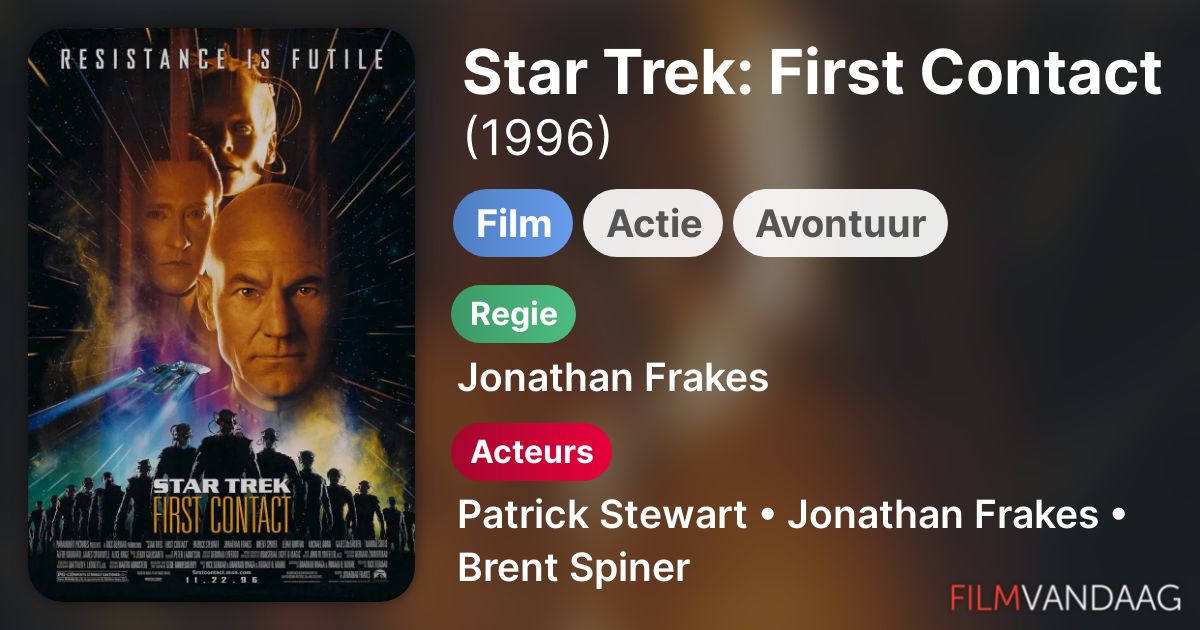 Star Trek: First Contact (film, 1996) - FilmVandaag.nl