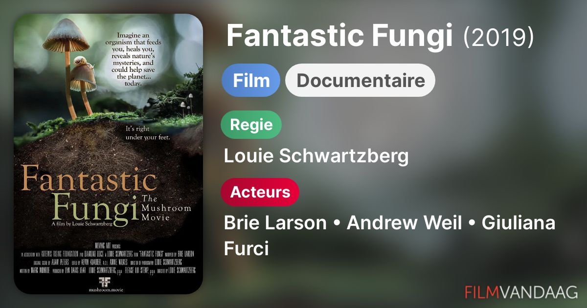 Fantastic Fungi (film, 2019) kopen op dvd of blu-ray - FilmVandaag.nl