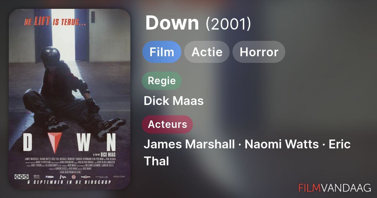 Down (film, 2001) - FilmVandaag.nl