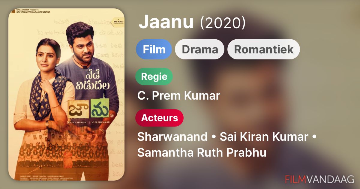 Jaanu (film, 2020) - FilmVandaag.nl