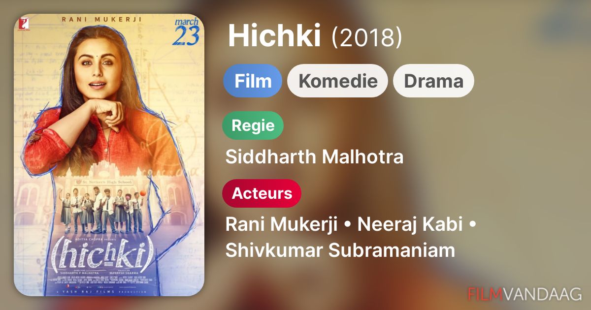 Hichki (film, 2018) - FilmVandaag.nl