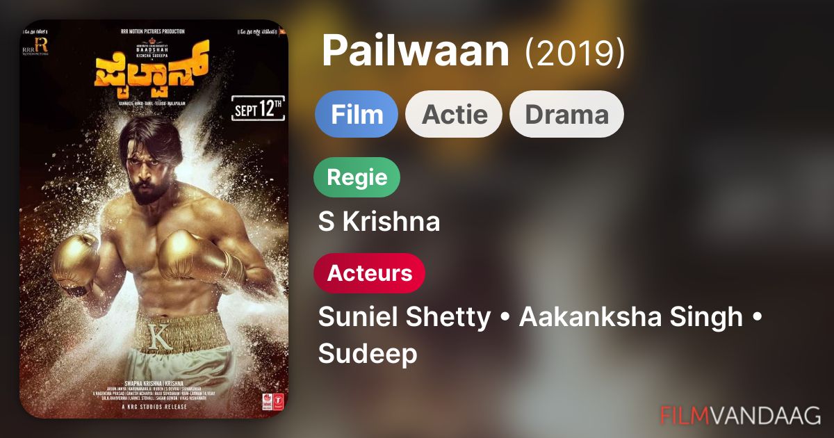 Pailwaan (film, 2019) - FilmVandaag.nl