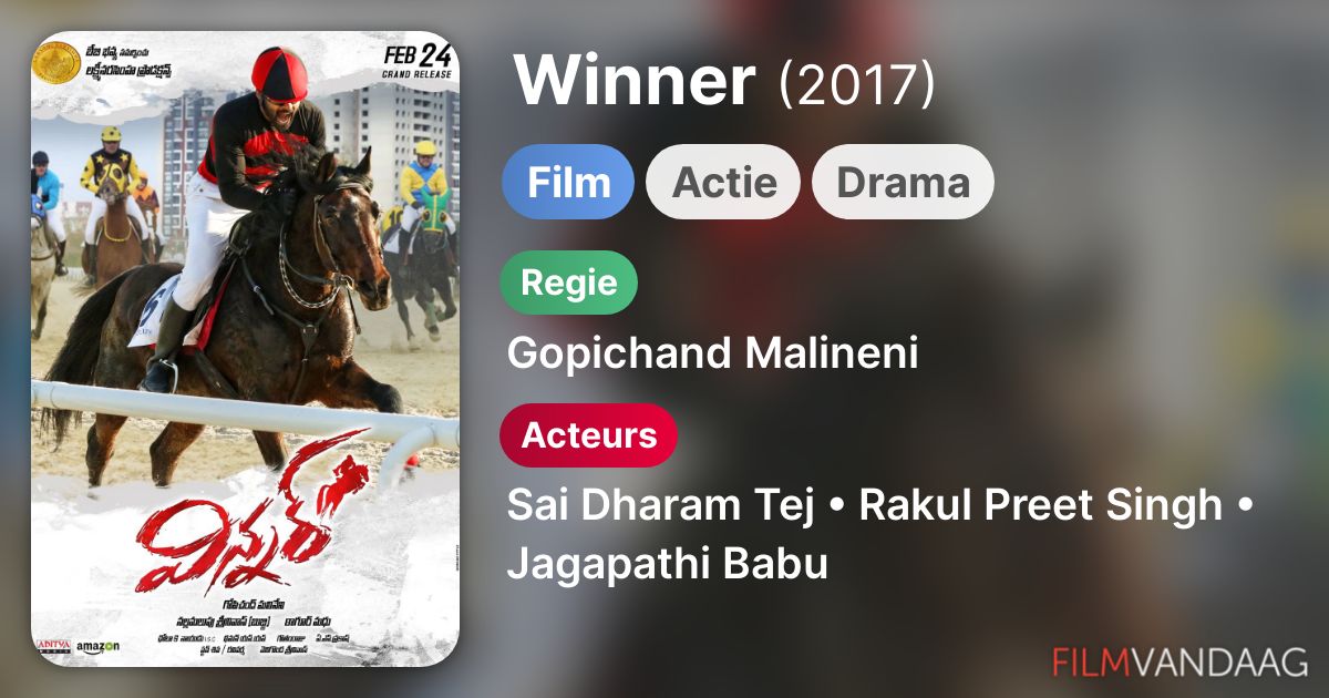 Winner (film, 2017) - FilmVandaag.nl