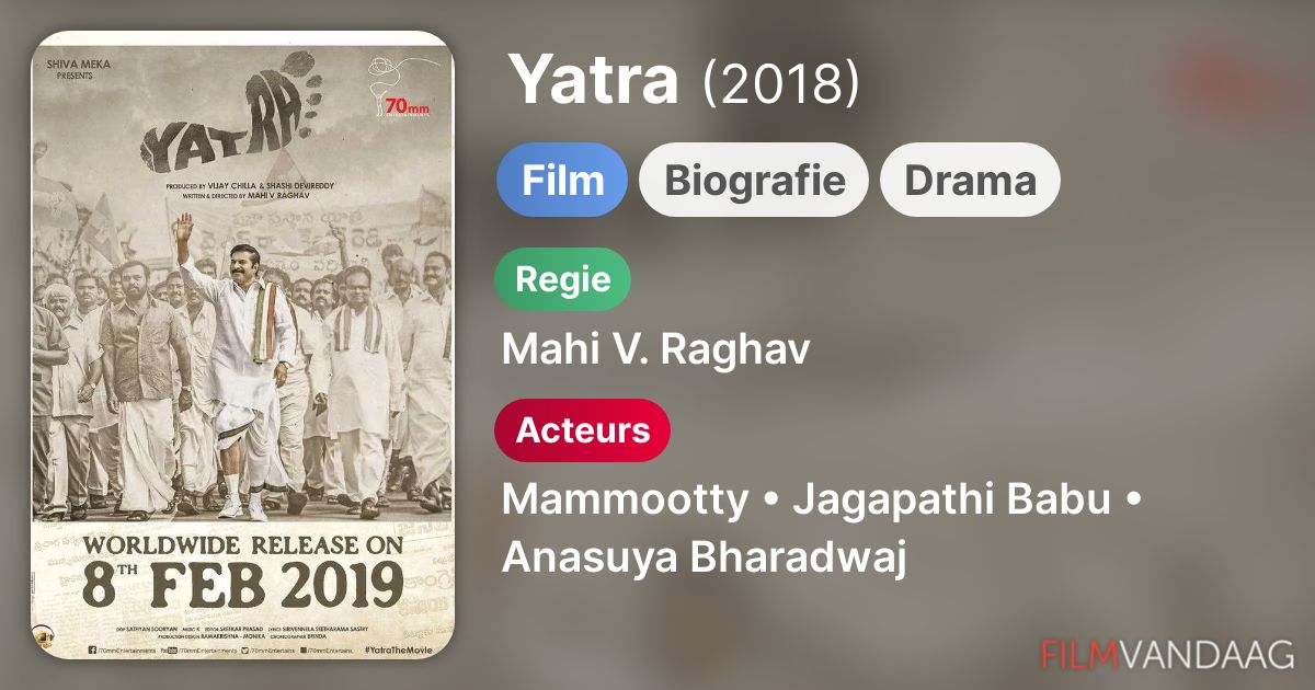 Yatra (film, 2018) - FilmVandaag.nl