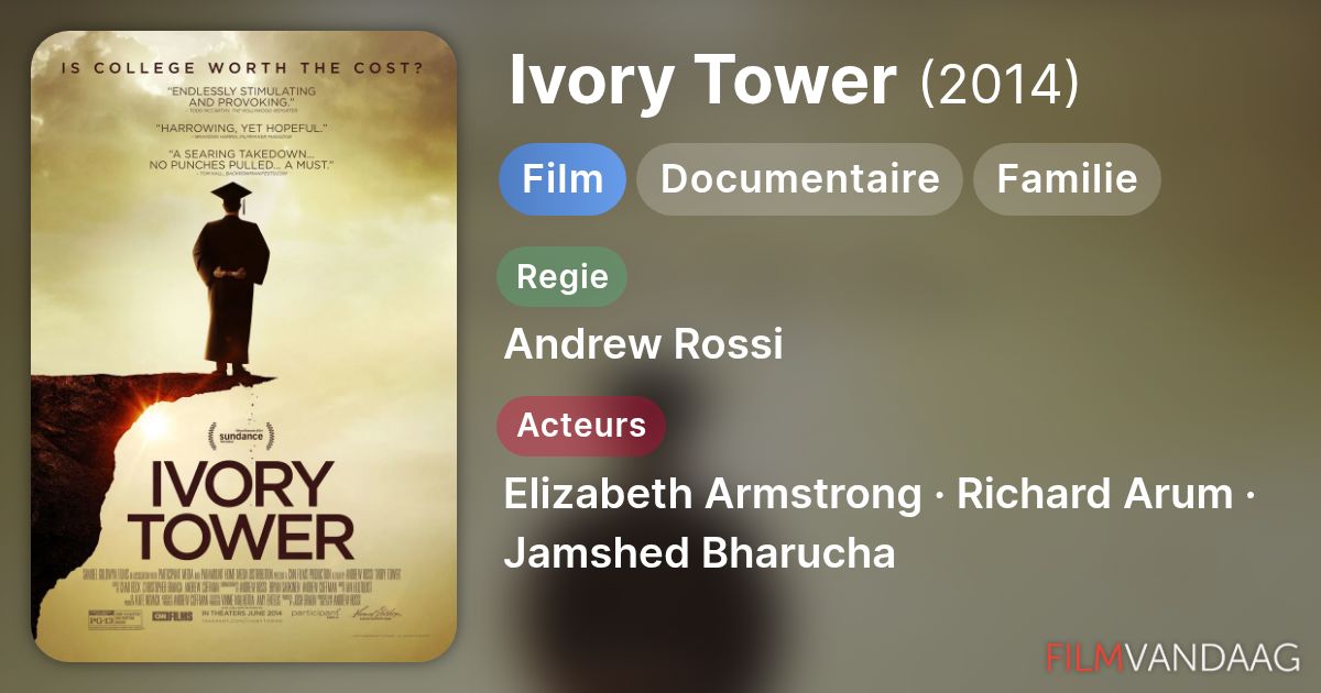 Ivory Tower (film, 2014) - FilmVandaag.nl