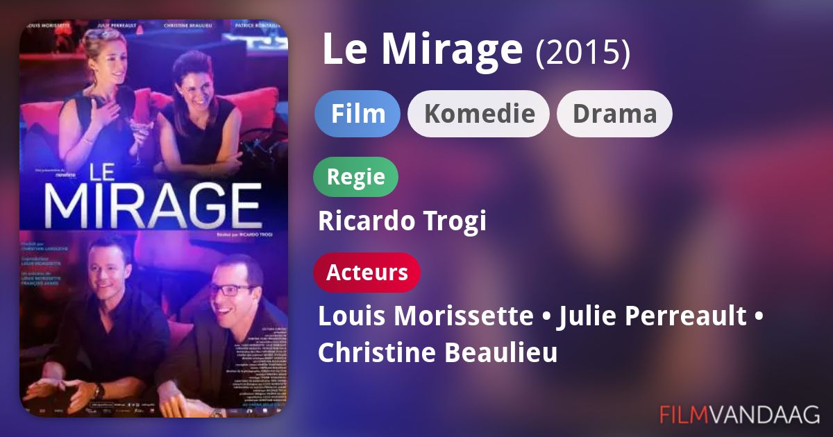 Le Mirage (film, 2015) - FilmVandaag.nl