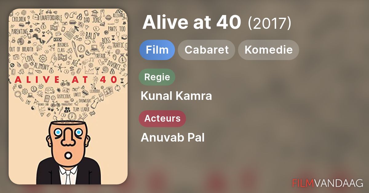 Alive at 40 (film, 2017) - FilmVandaag.nl