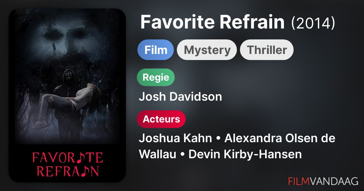 Favorite Refrain (film, 2014) - FilmVandaag.nl