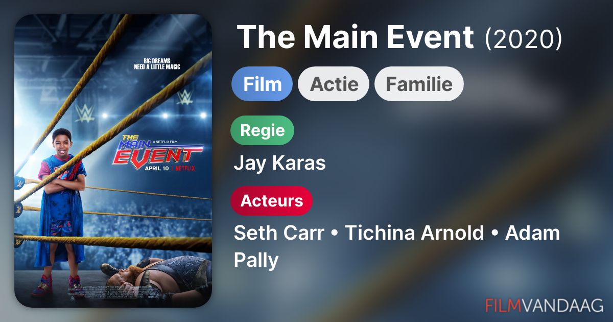The Main Event (film, 2020) - FilmVandaag.nl