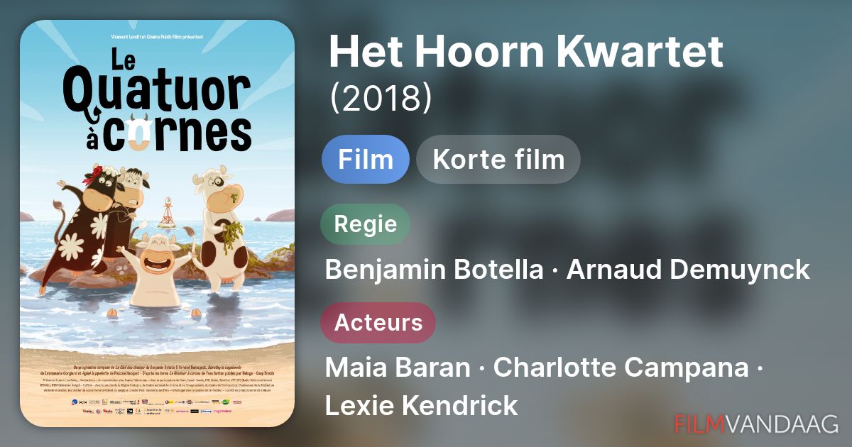 Het Hoorn Kwartet (film, 2018) - FilmVandaag.nl