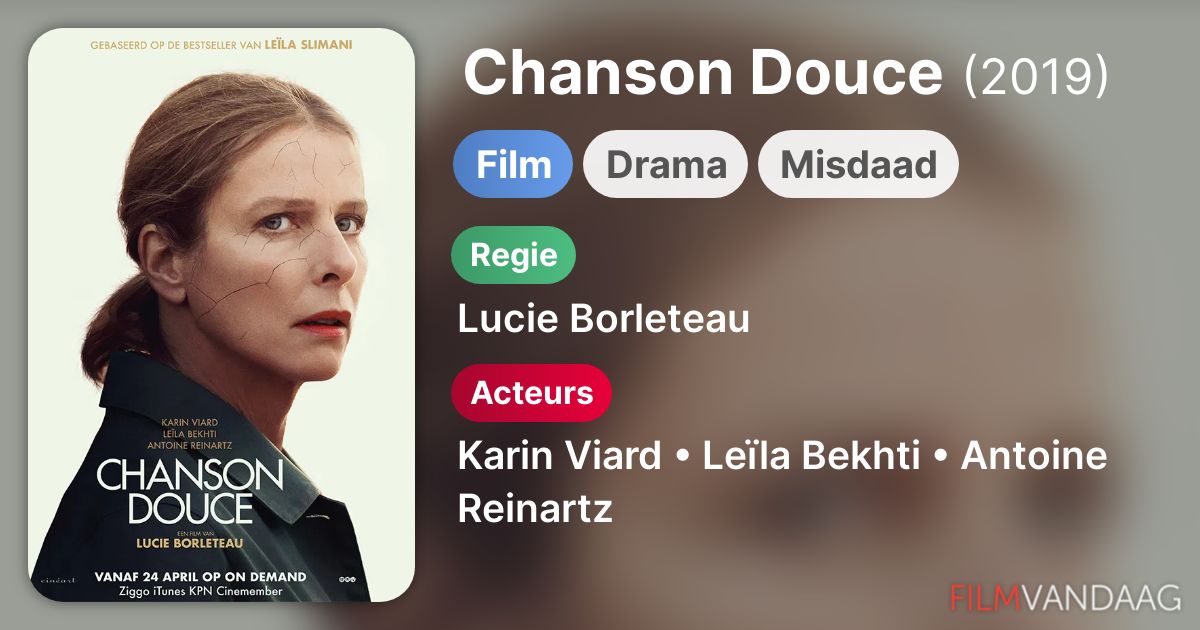 Chanson Douce (film, 2019) - FilmVandaag.nl