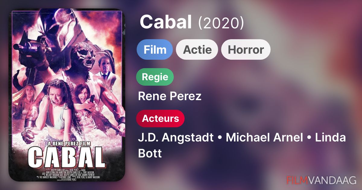 Cabal (film, 2019) - FilmVandaag.nl