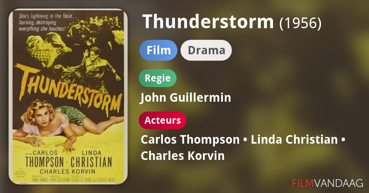 Thunderstorm (film, 1956) - FilmVandaag.nl
