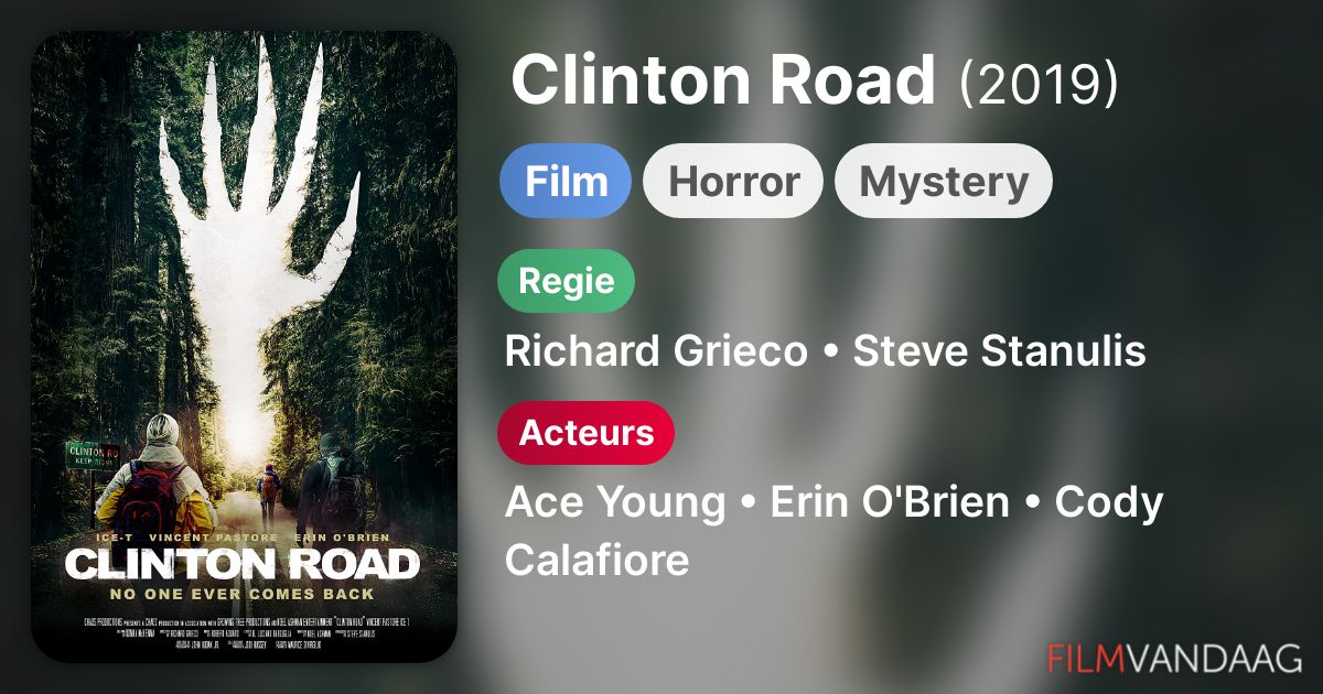 Clinton Road (film, 2019) - FilmVandaag.nl