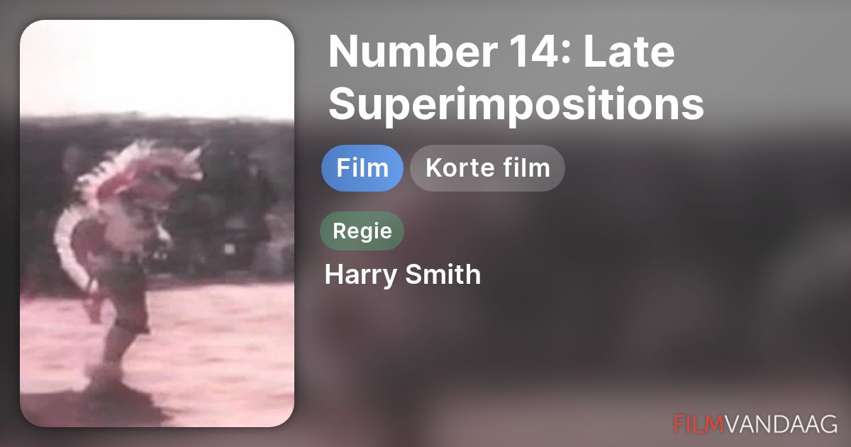 Number 14: Late Superimpositions (film, 2023) - FilmVandaag.nl
