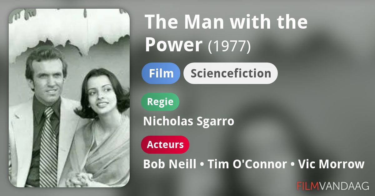 The Man with the Power (film, 1977) - FilmVandaag.nl