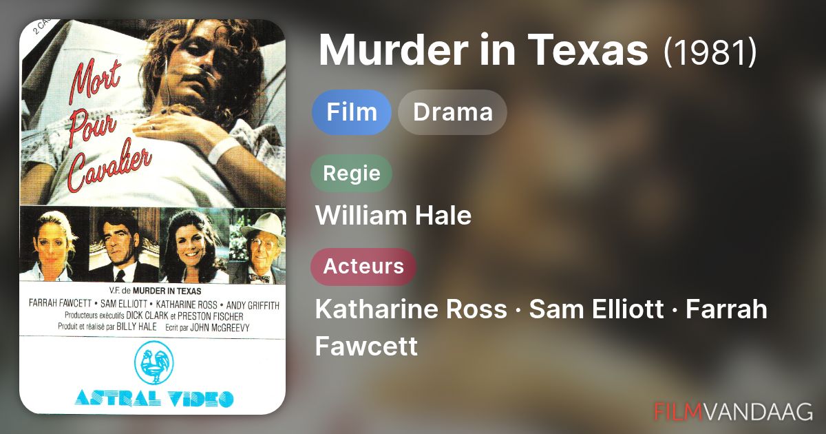 Murder in Texas (film, 1981) - FilmVandaag.nl