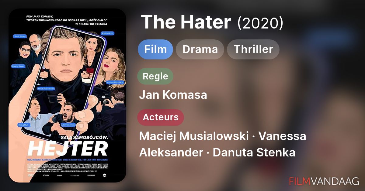 The Hater (film, 2020) - FilmVandaag.nl