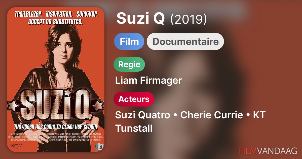 Suzi Q (film, 2019) - FilmVandaag.nl