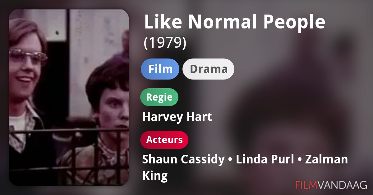 Like Normal People (film, 1979) - FilmVandaag.nl