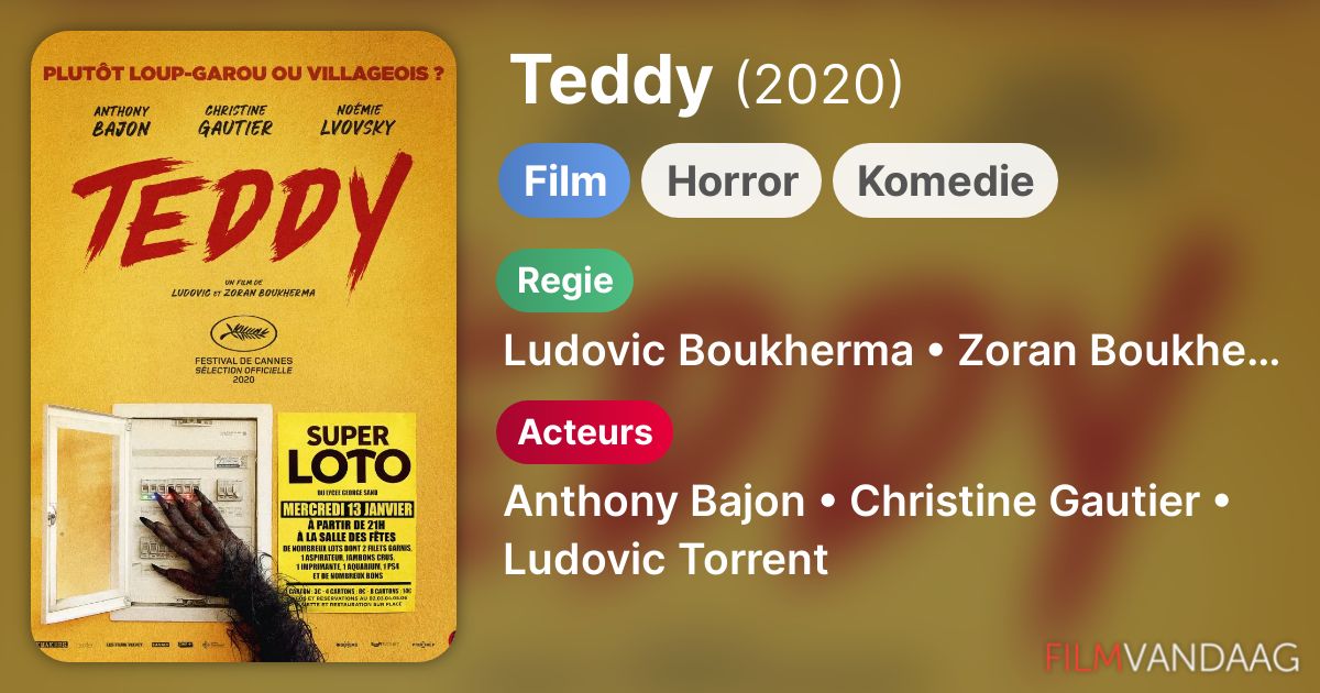 Teddy (film, 2020) - FilmVandaag.nl