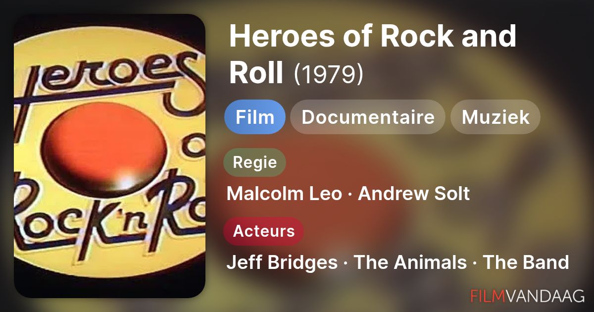 Heroes of Rock and Roll (film, 1979) - FilmVandaag.nl