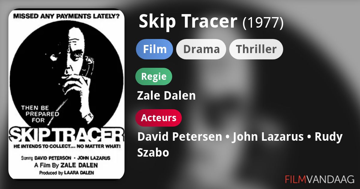 Skip Tracer (film, 1977) - FilmVandaag.nl