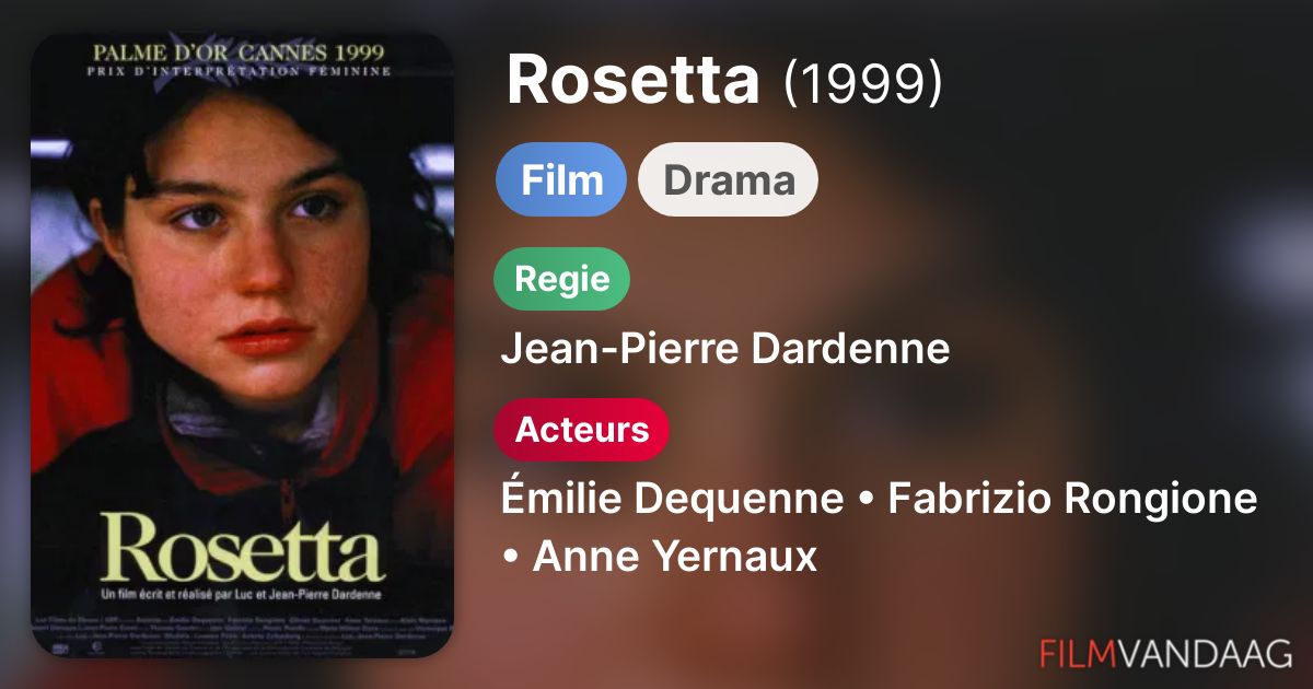 Rosetta (film, 1999) - FilmVandaag.nl