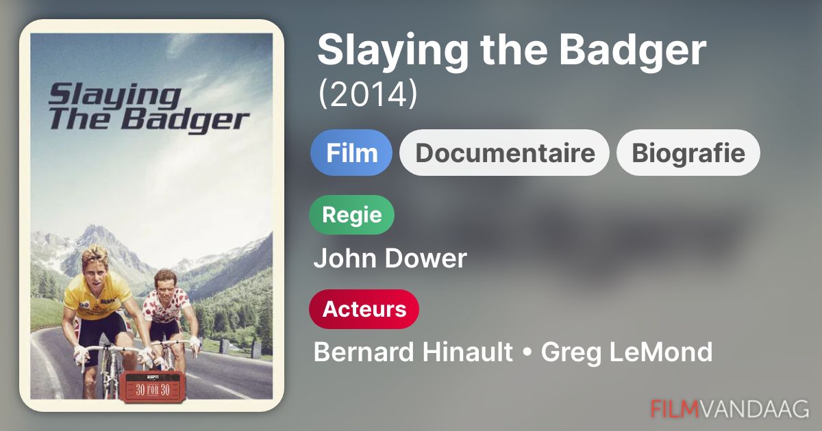 Slaying the Badger (film, 2014) - FilmVandaag.nl
