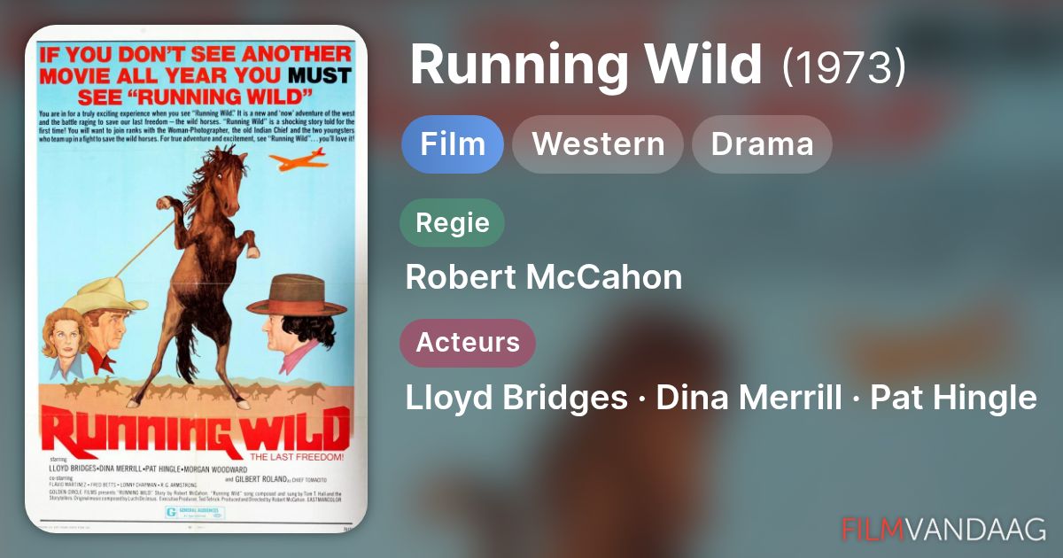Running Wild (film, 1973) - FilmVandaag.nl