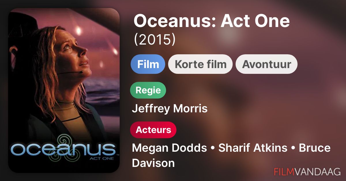 Oceanus: Act One (film, 2015) - FilmVandaag.nl