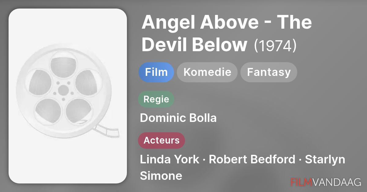 Angel Above - The Devil Below (film, 1974) - FilmVandaag.nl