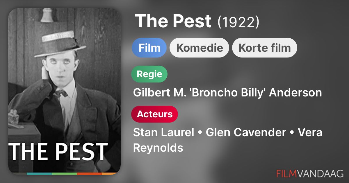 The Pest (film, 1922) - FilmVandaag.nl