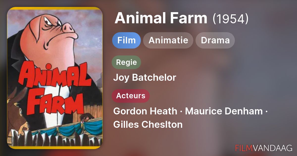 Animal Farm (film, 1954) - FilmVandaag.nl