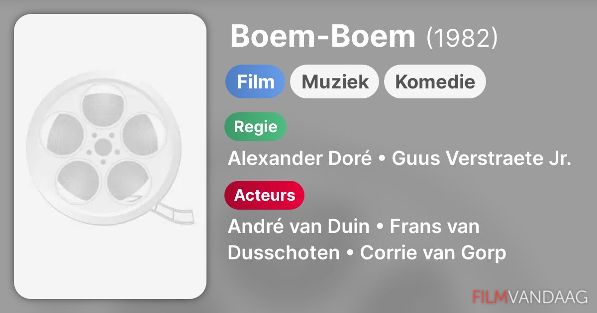 Boem-Boem (film, 1982) - FilmVandaag.nl