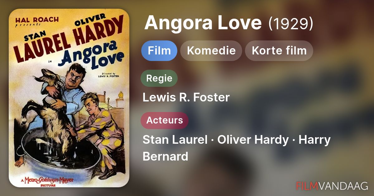 Angora Love (film, 1929) - FilmVandaag.nl