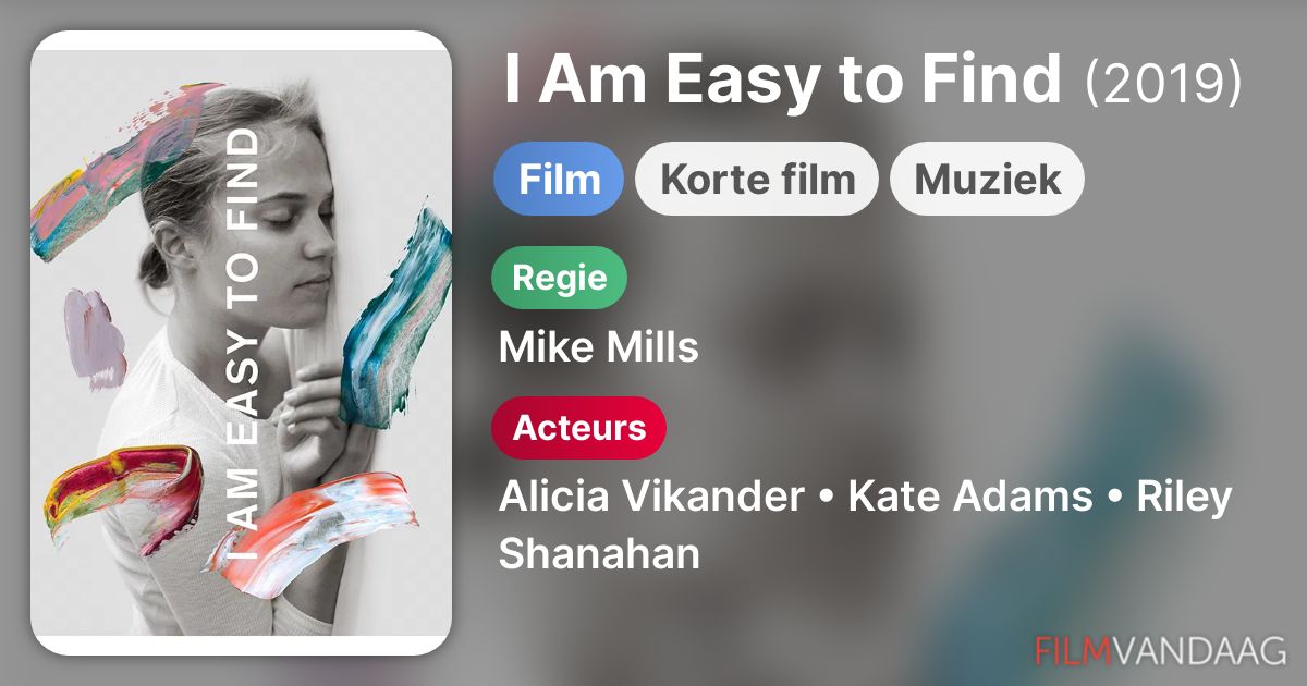 I Am Easy to Find (film, 2019) - FilmVandaag.nl