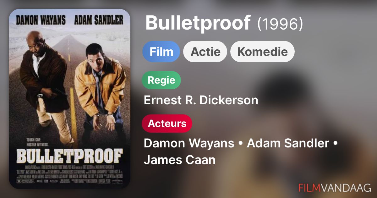 Bulletproof (film, 1996) - FilmVandaag.nl