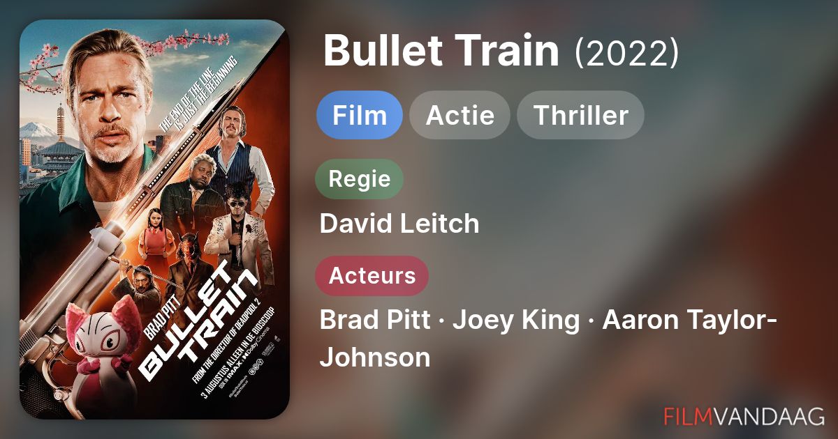 Bullet Train (film, 2022) - FilmVandaag.nl