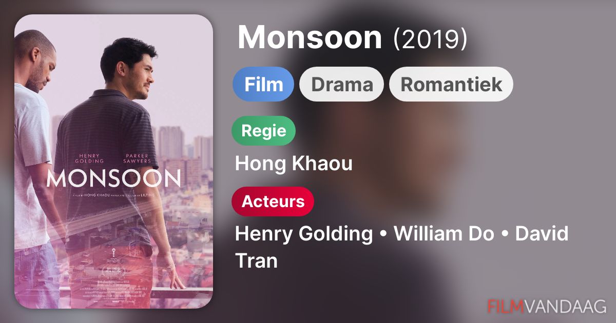Monsoon (film, 2019) - FilmVandaag.nl