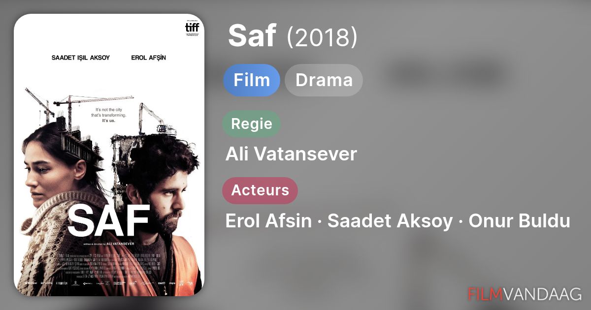 Saf (film, 2018) - FilmVandaag.nl