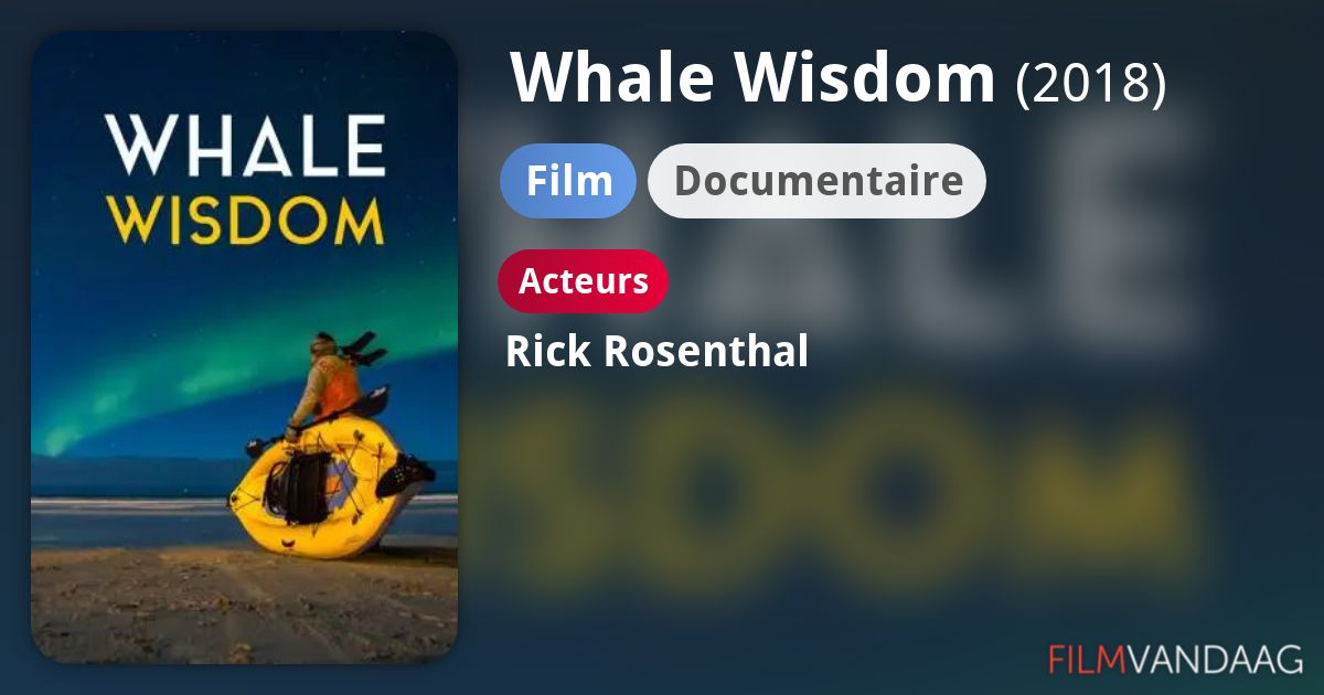 Whale Wisdom (film, 2018) - FilmVandaag.nl