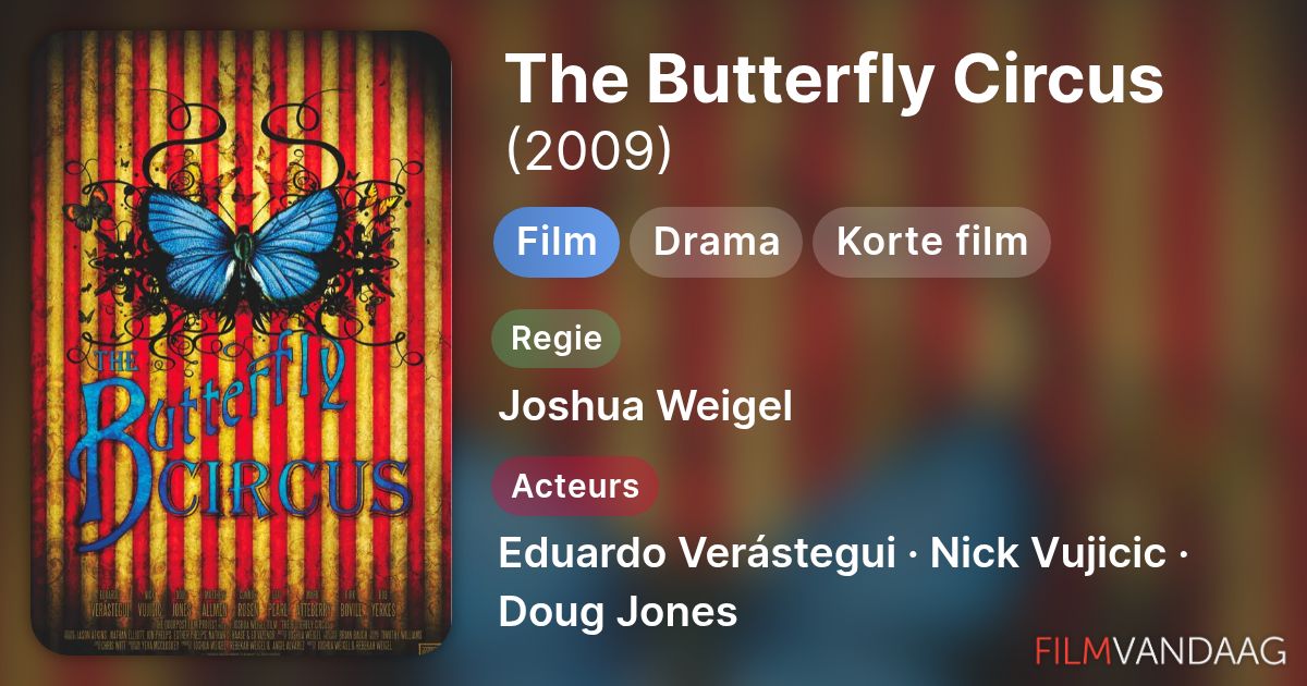 The Butterfly Circus (film, 2009) - FilmVandaag.nl